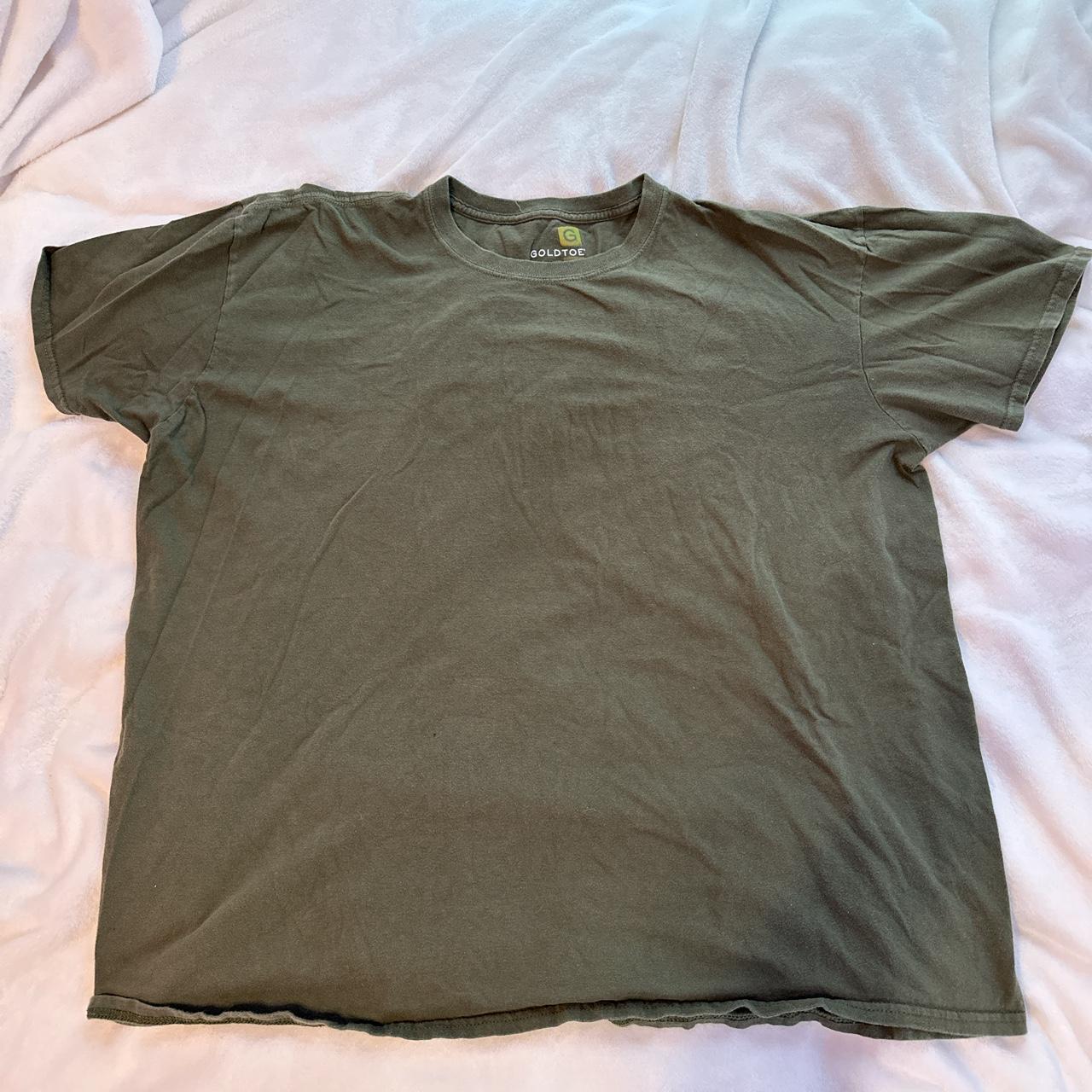Mens XXL GOLDTOE Green T-Shirt Worn a Few Times - Depop