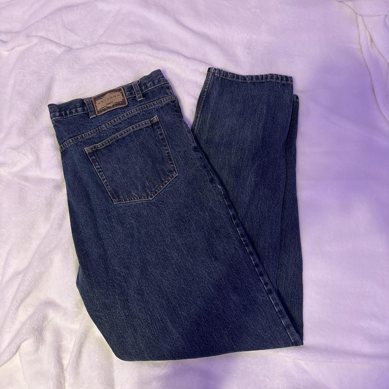 Arizona Blue Jeans Worn Like 3 Times 44x34 - Depop