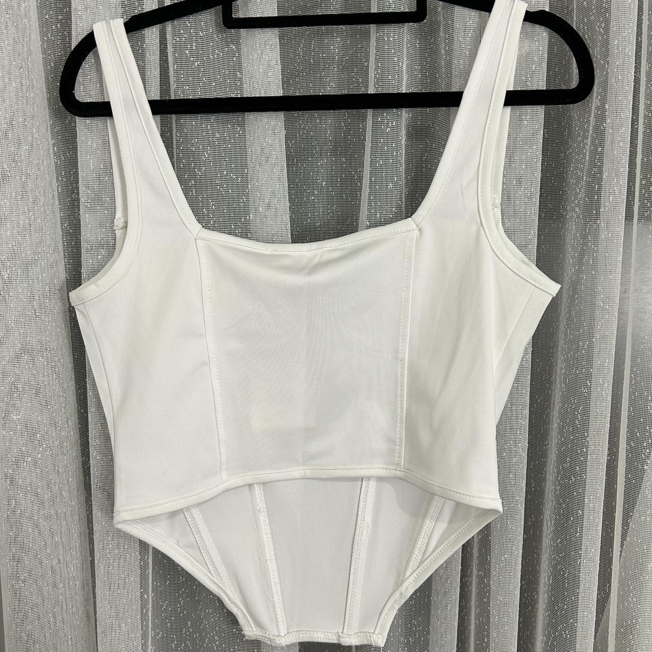 SUPRÉ corset bustier top in MEDIUM/10. Never worn... - Depop