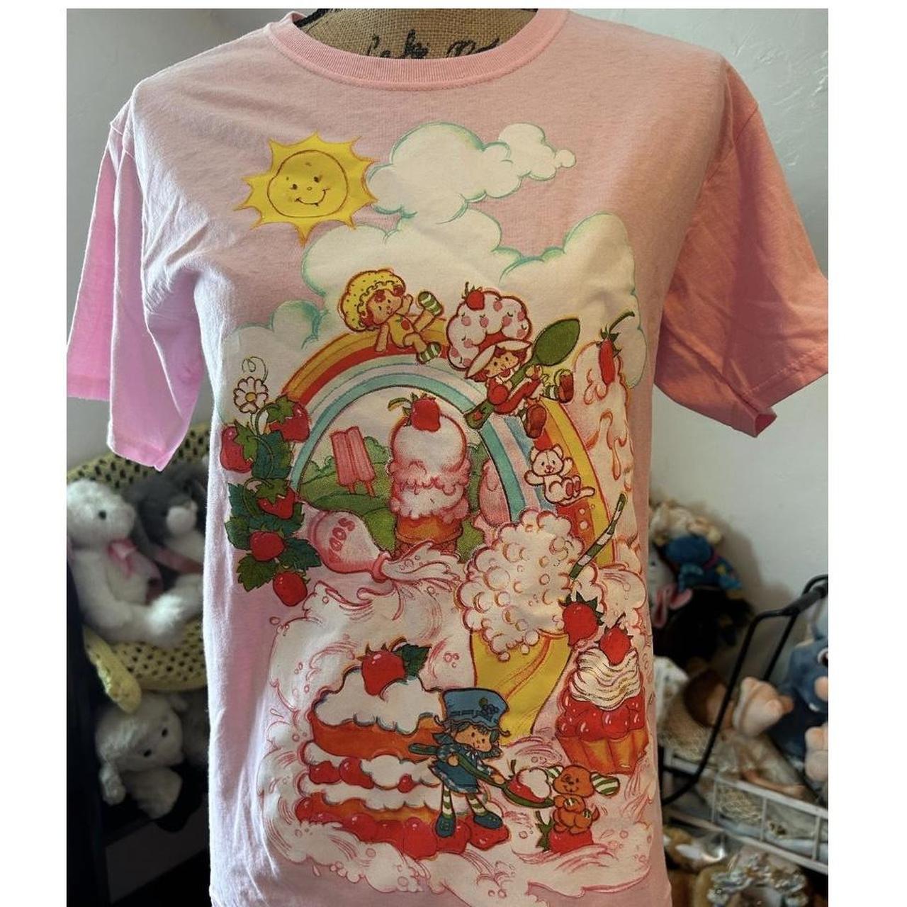 Strawberry Shortcake shirt - extra small - from hot... - Depop
