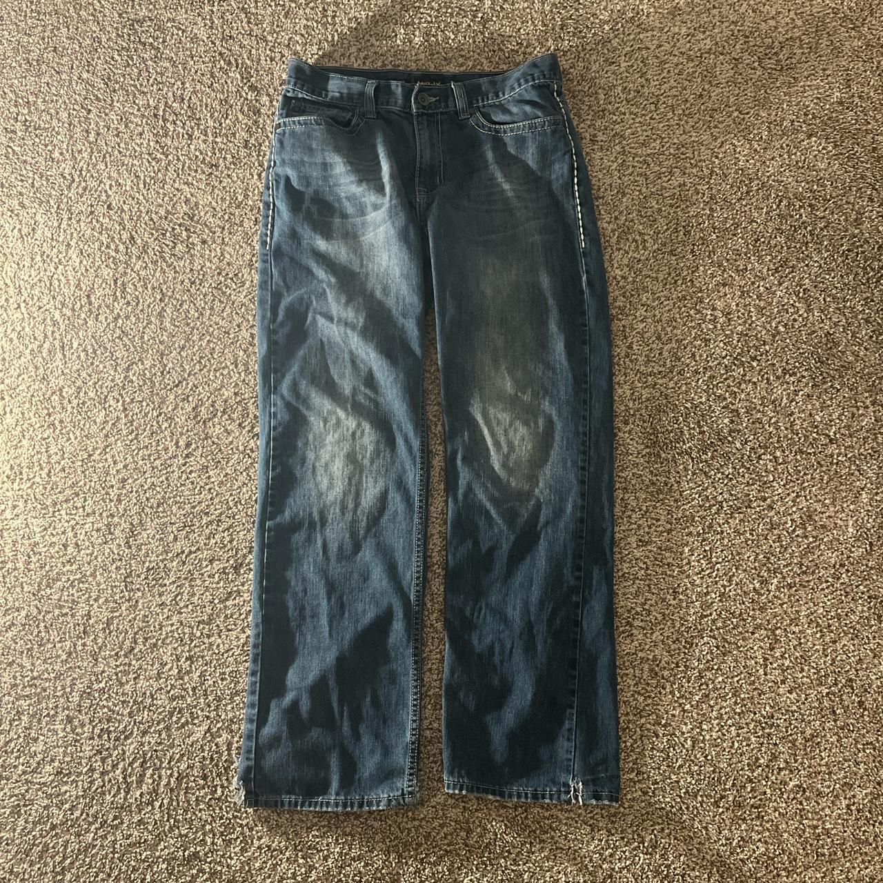 Helix jeans they are straight and 32w,32L #double... | Depop