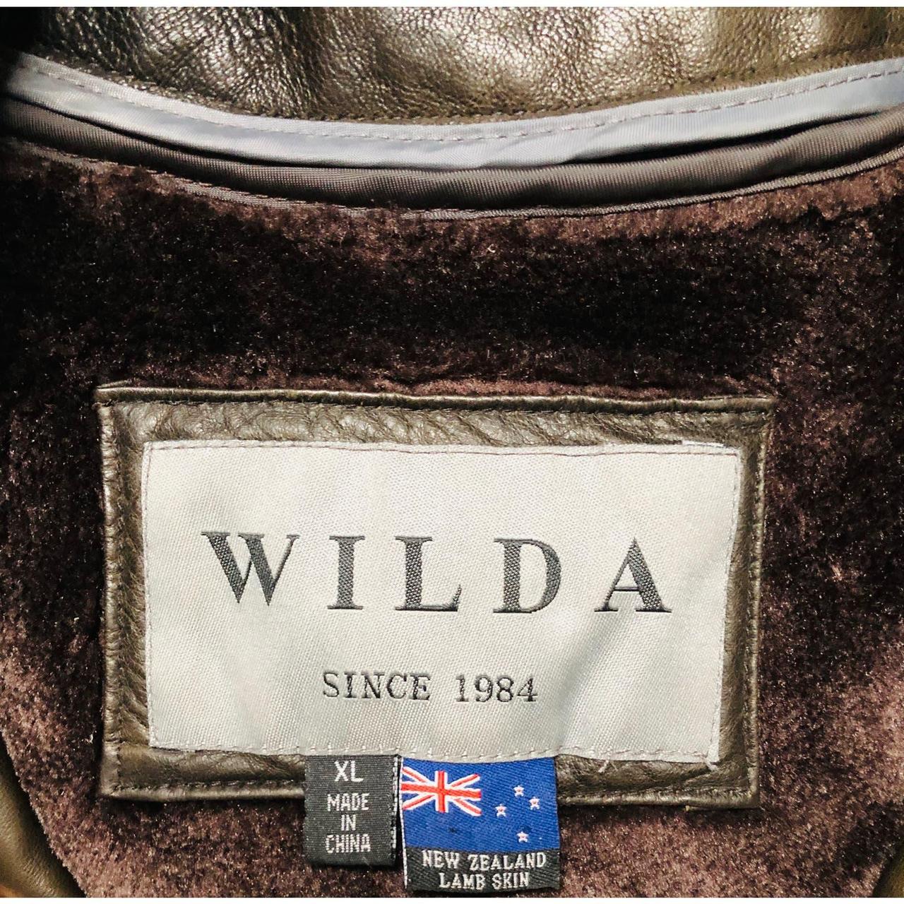 Vintage Wilda Leather Jacket Men's Size XL Brown... - Depop