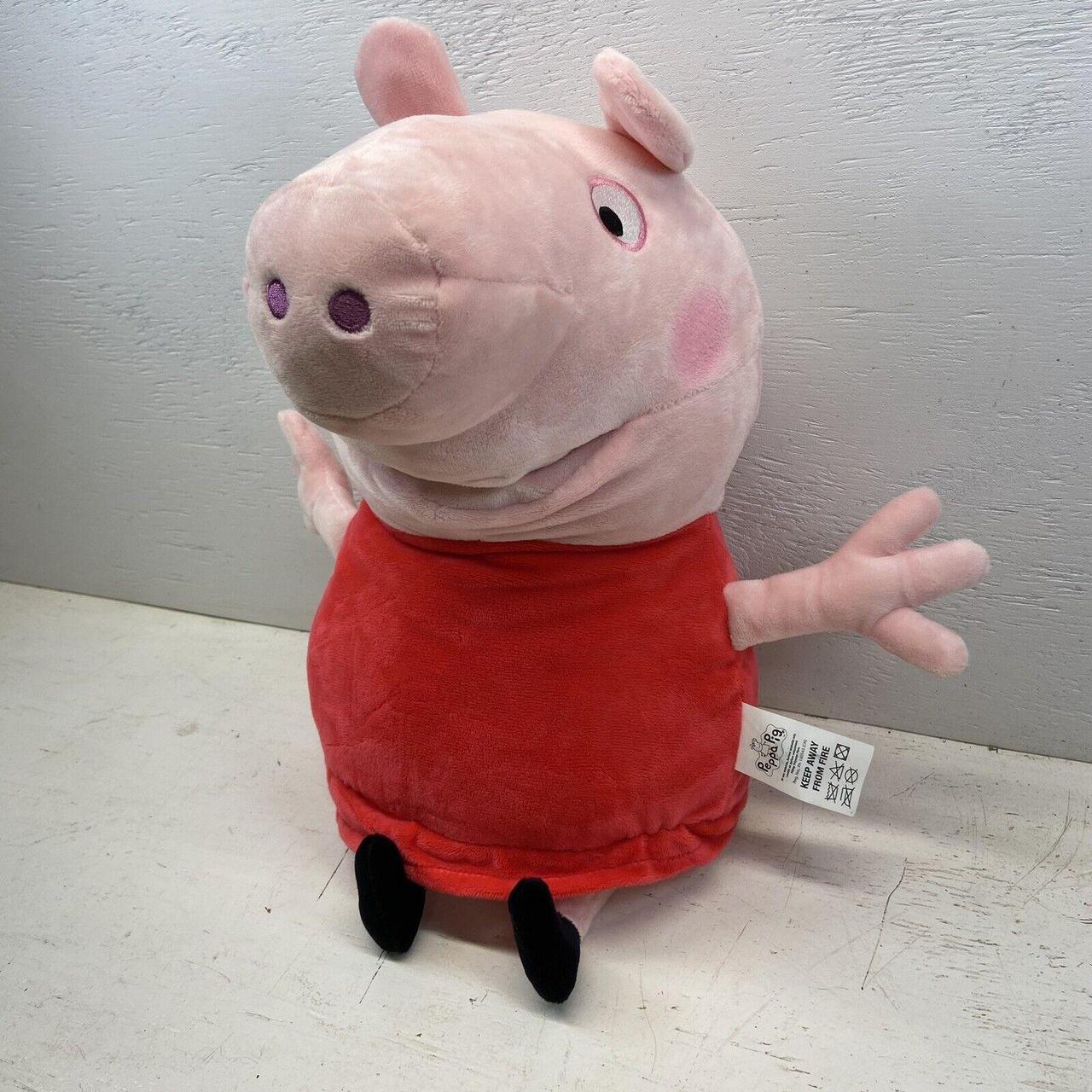 Peppa Pig stuffed animal/hand puppet. Light staining... | Depop