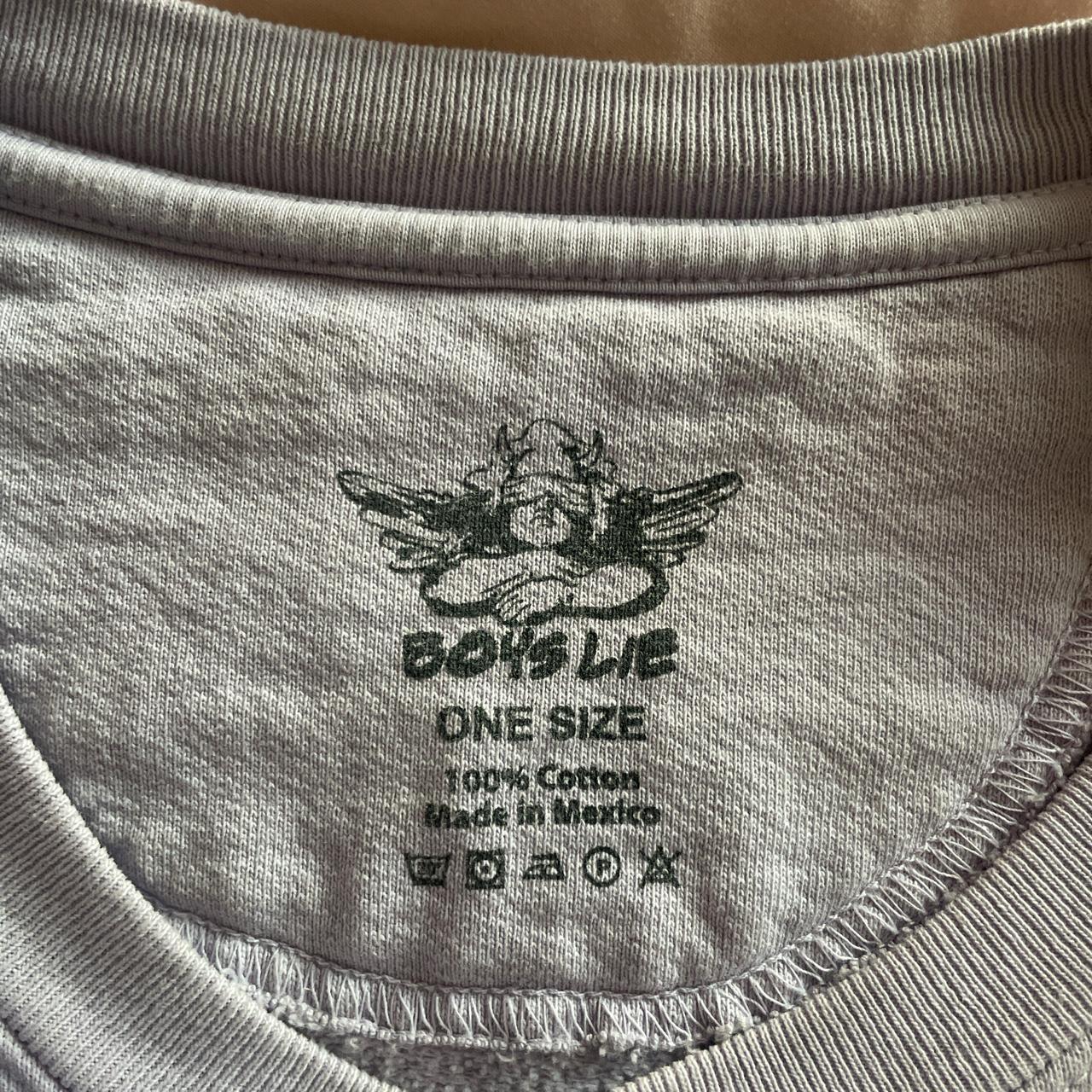 2020 lilac boys lie crewneck - Depop