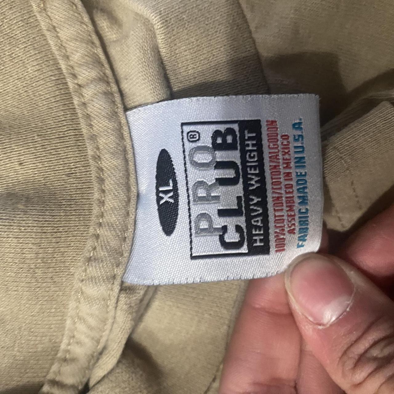 Light brown pro club plank tee size XL - Depop