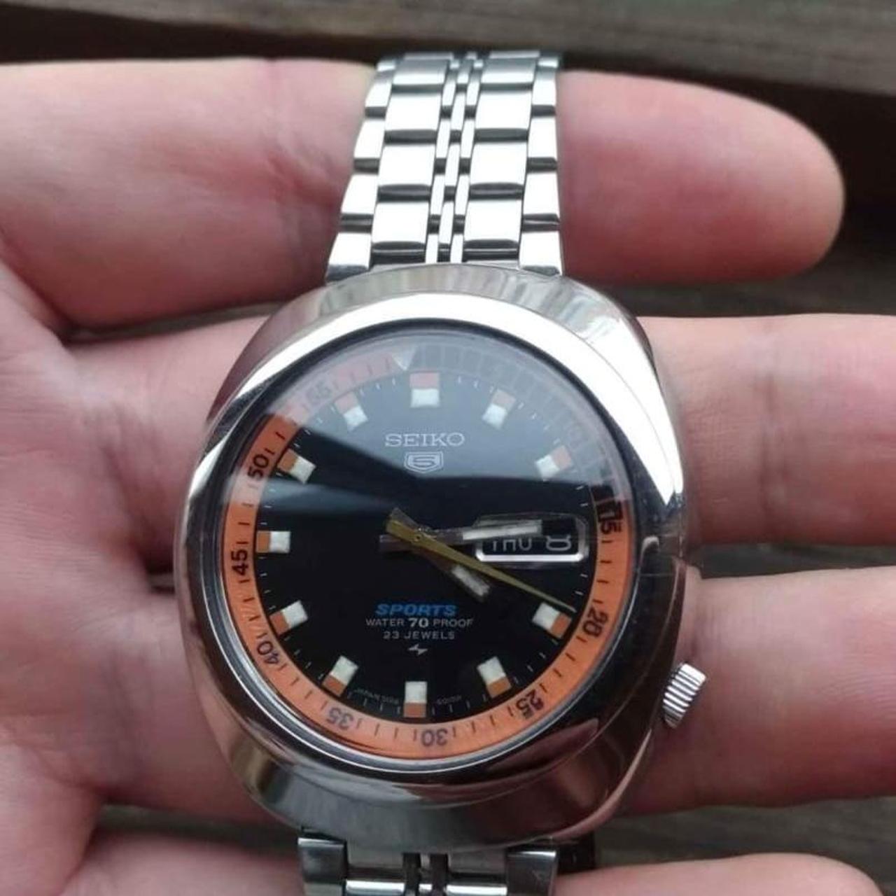 Japan seiko 5 sports watch Pictures are a key part... - Depop