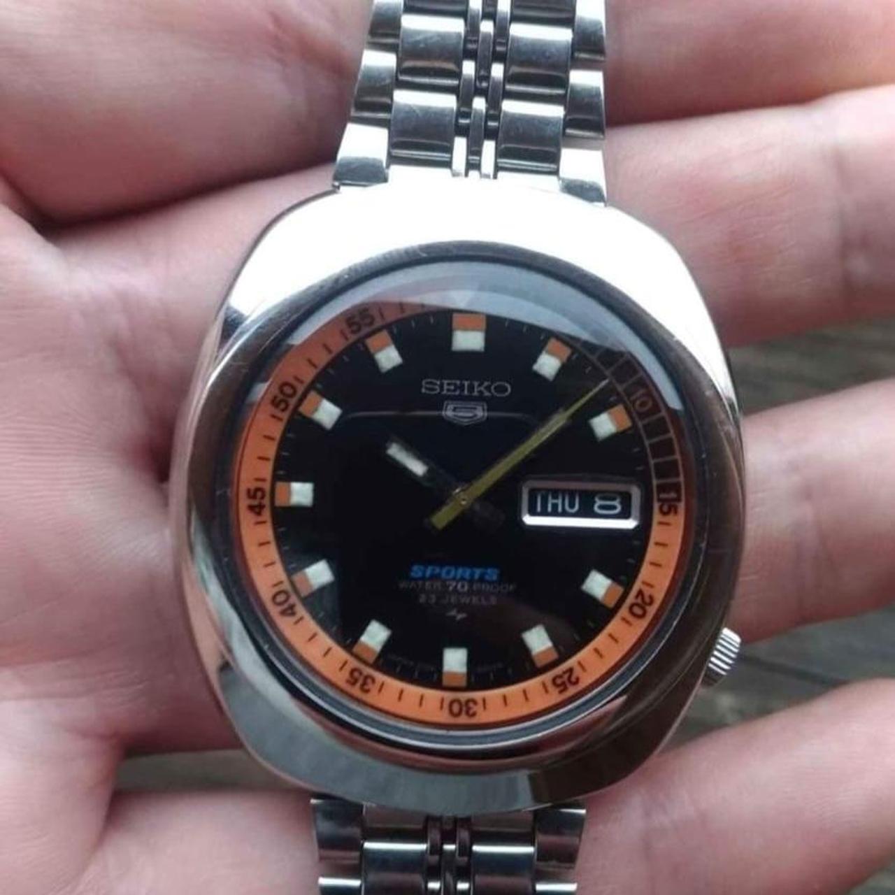Japan seiko 5 sports watch Pictures are a key part... - Depop