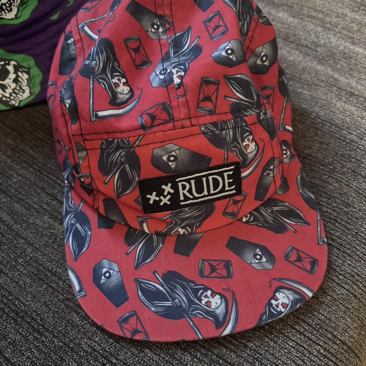 Rude Hat - DEATH #rude #death #hat #hell # - Depop