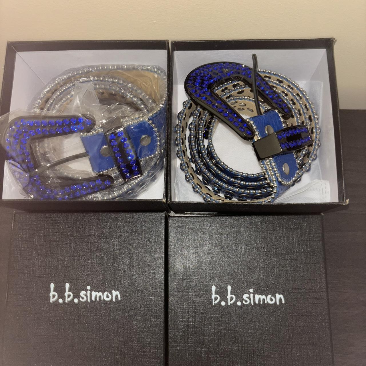 B.B. Simon Belt - Blue Eye It’s long and adjustable... - Depop