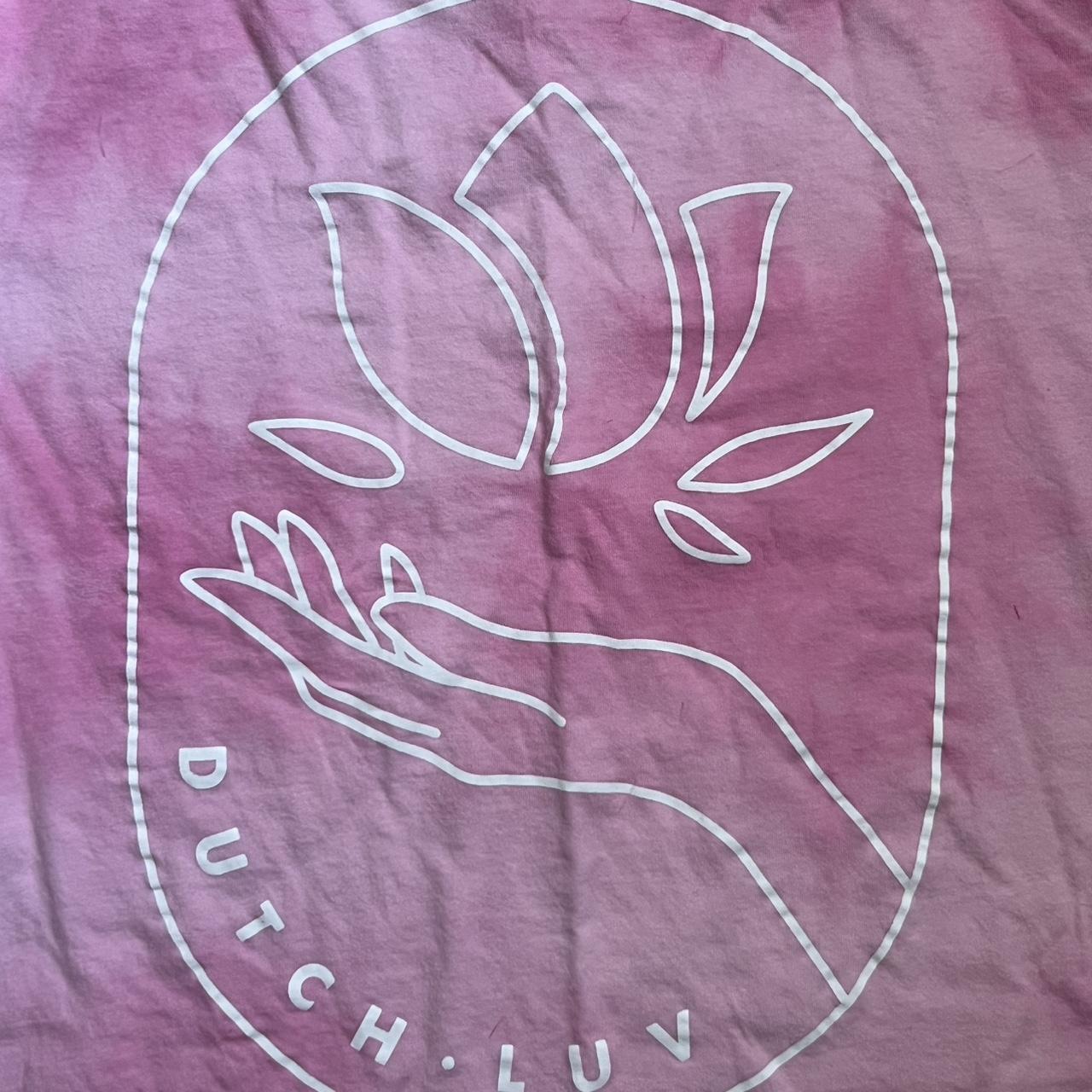 Pink Dutch Bros Dutch Luv Women’s Medium T-Shirt... | Depop