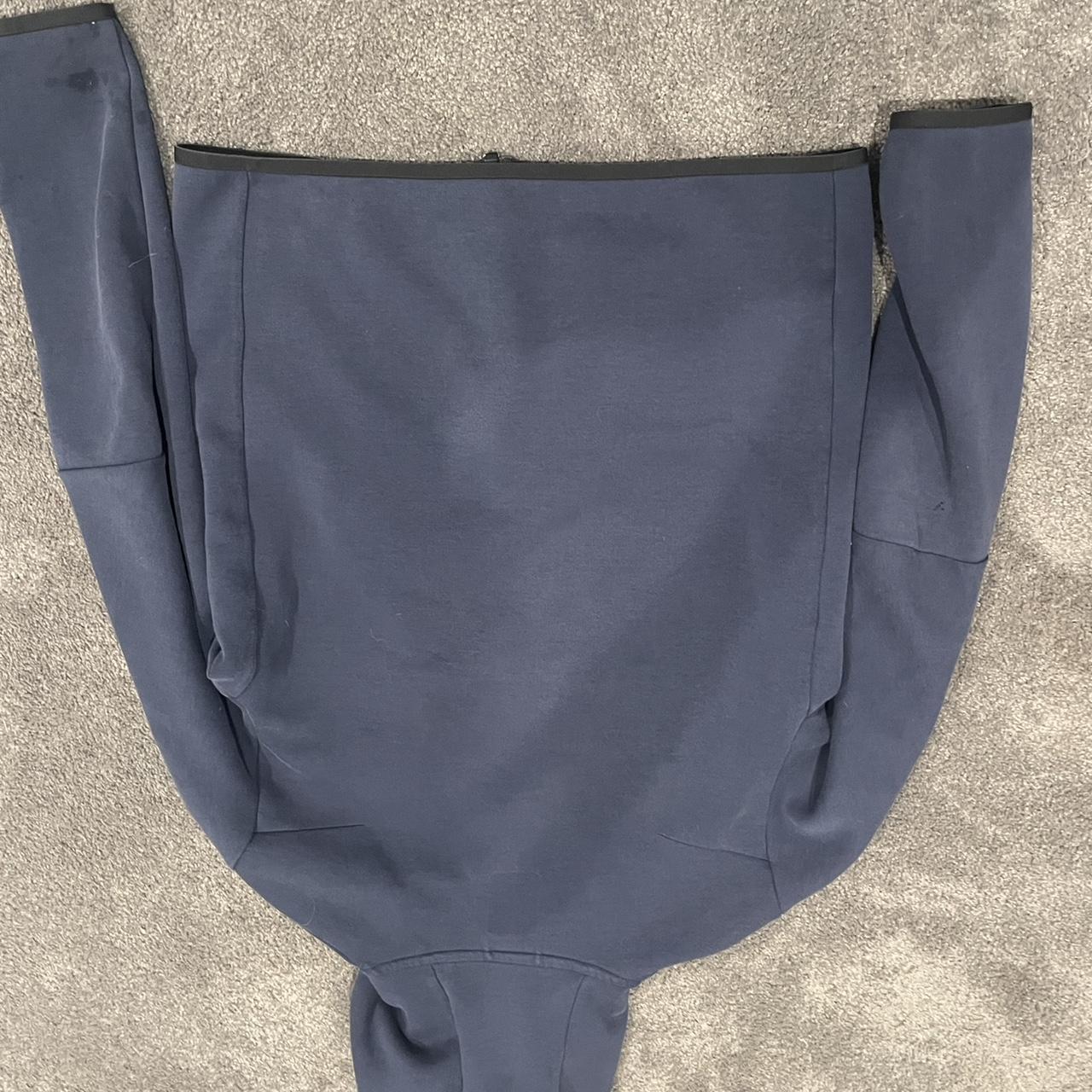 Navy blue Nike Tech Fleece jacket size medium in... - Depop