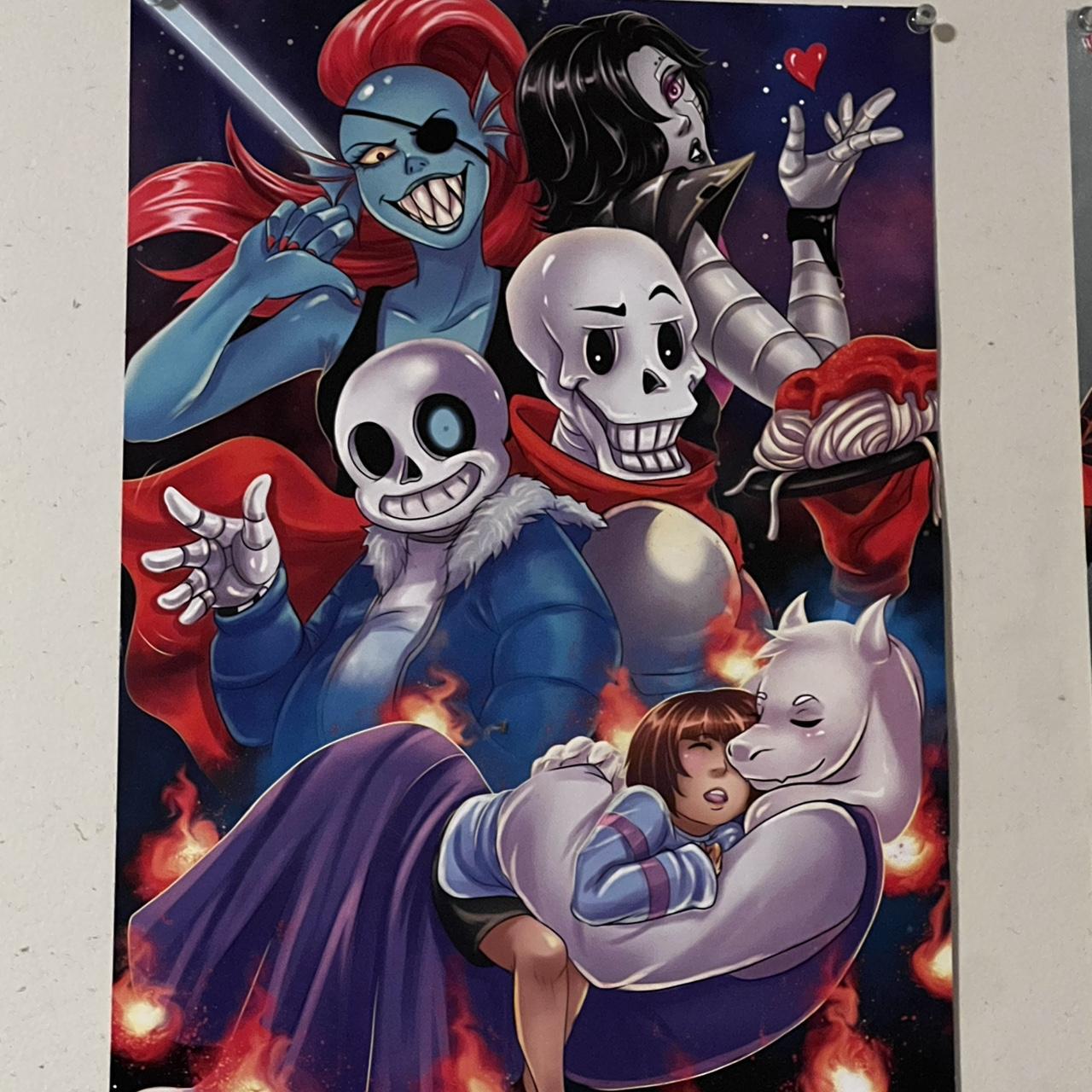 Undertale poster of the main cast - Depop