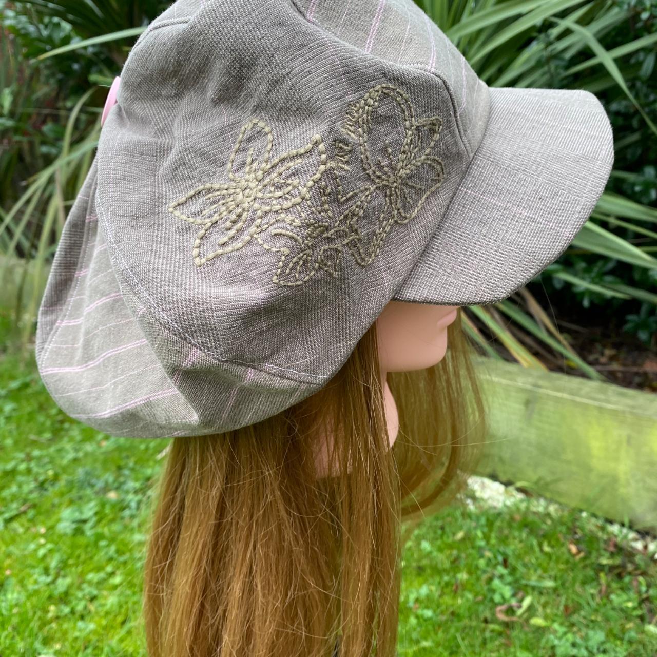 Introducing our brown/pink patterned Baker Boy Cap... - Depop