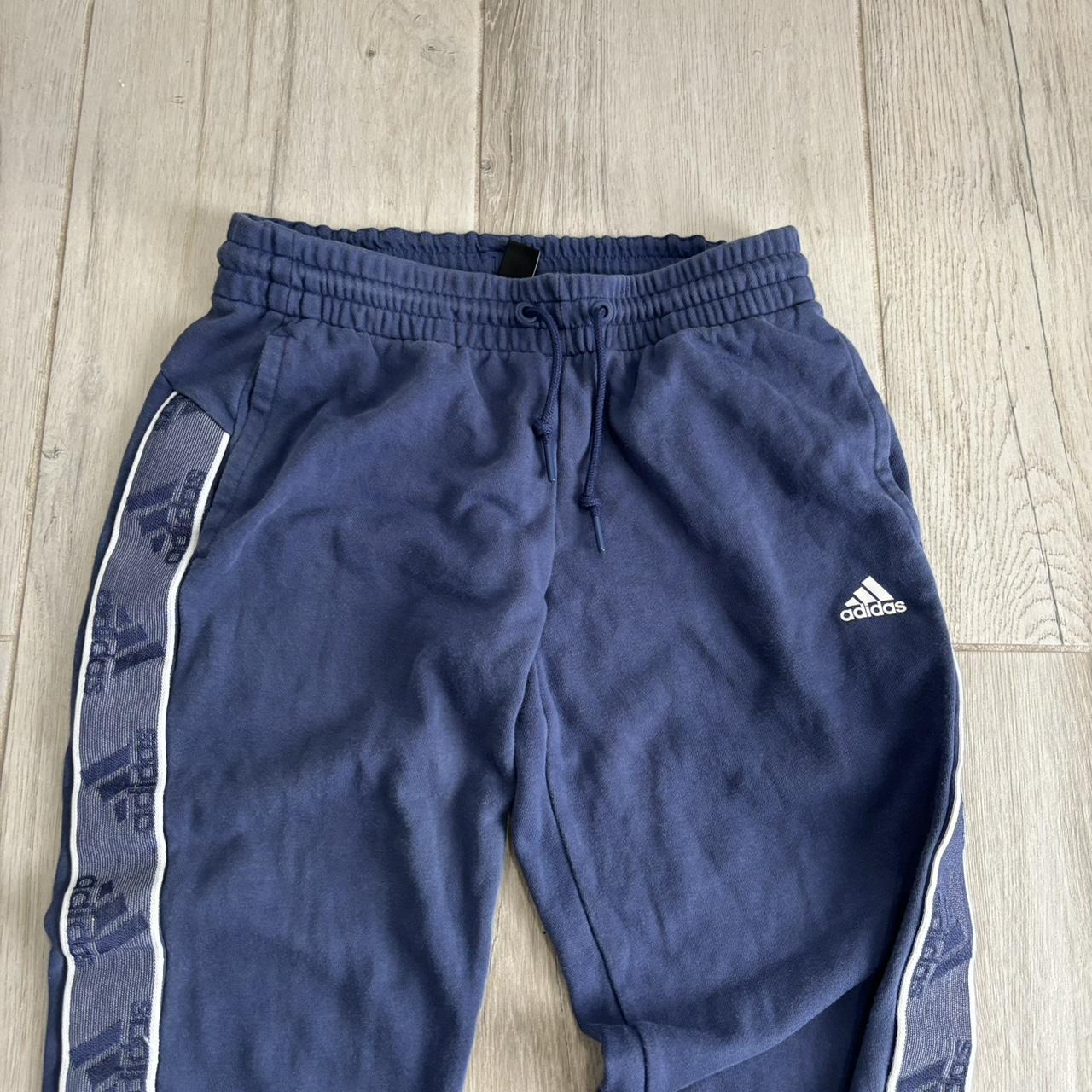 Adidas Side Logo Sweatpants Size: S • Zip Up... - Depop