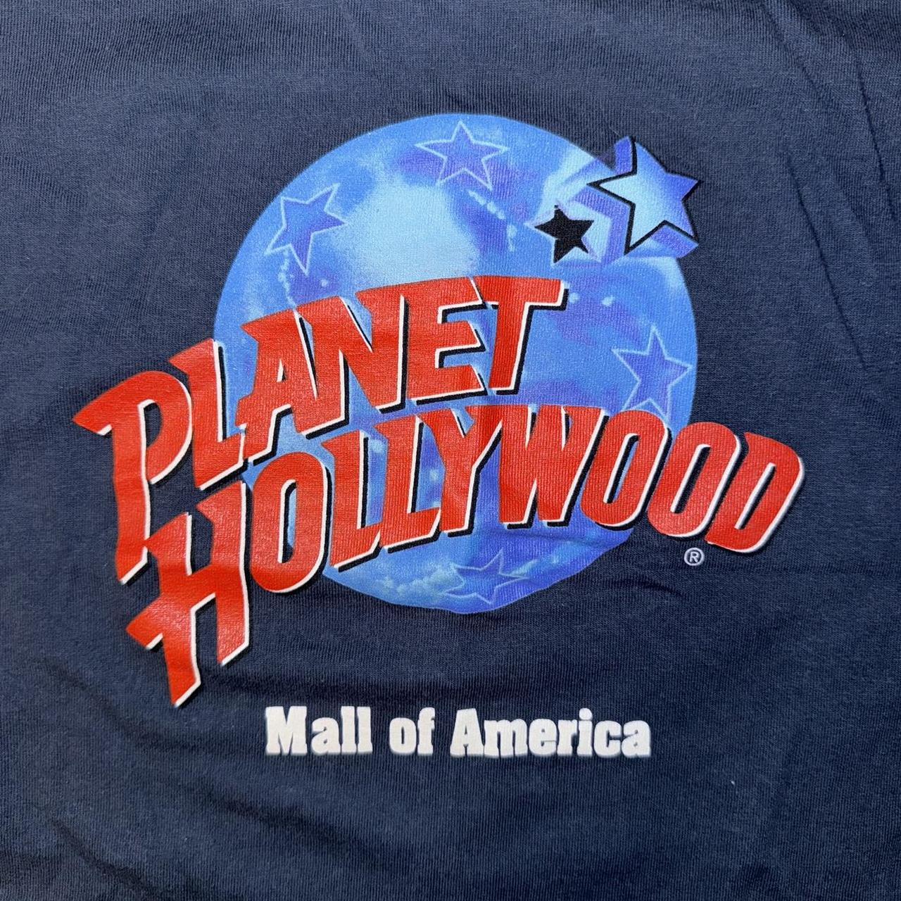 Vintage 90s Planet Hollywood Mall of America Graphic... - Depop