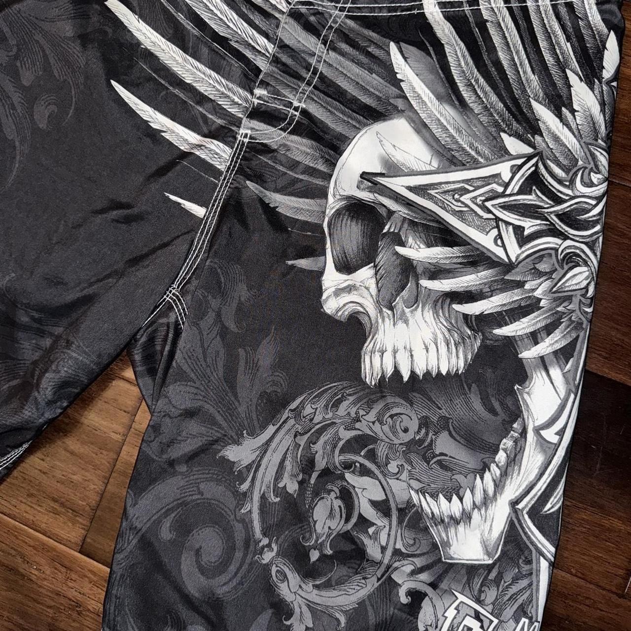 MMA Elite UFC Boxing Affliction Style Skull Cross... - Depop