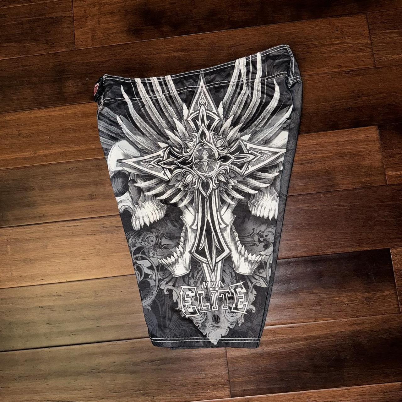 MMA Elite UFC Boxing Affliction Style Skull Cross... - Depop