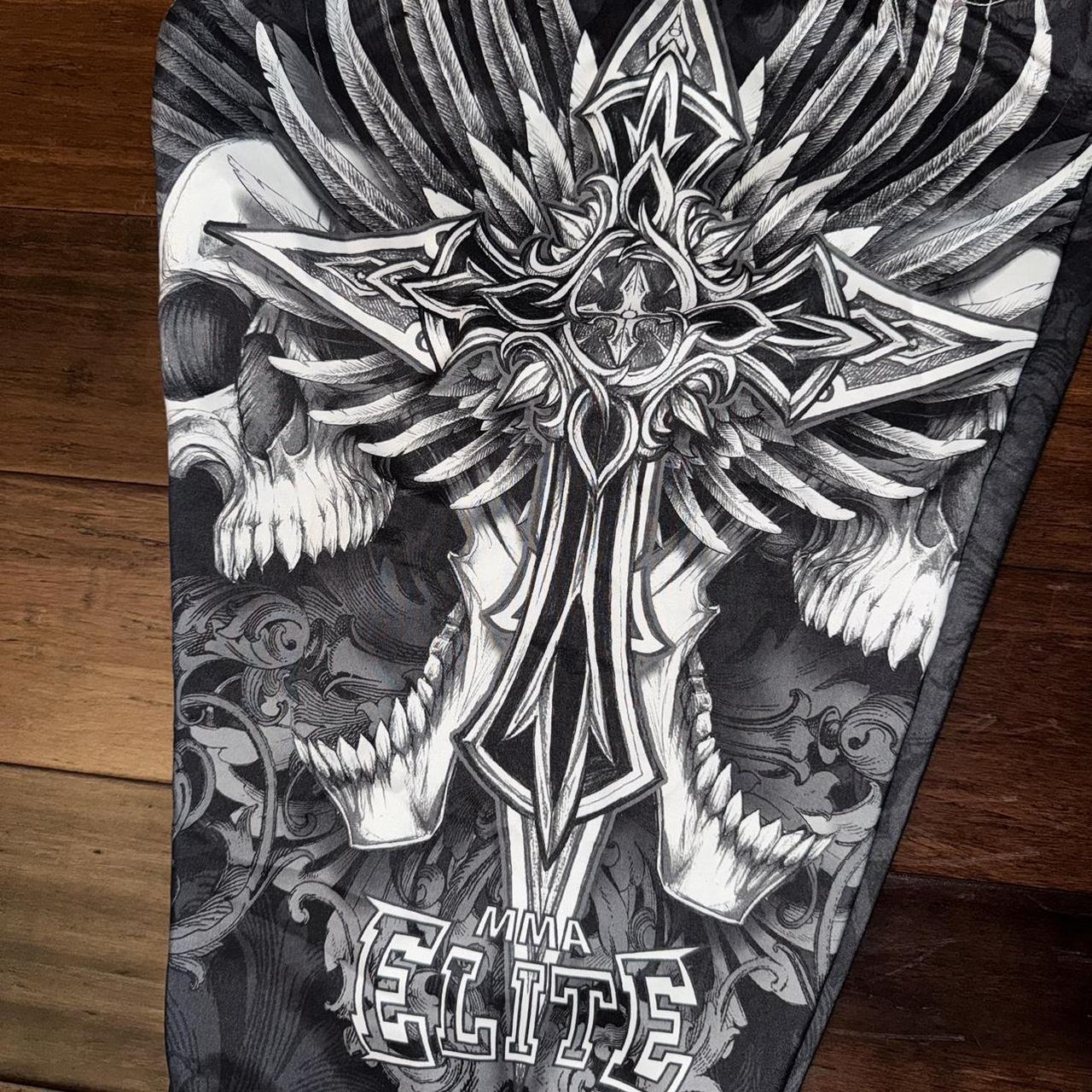 MMA Elite UFC Boxing Affliction Style Skull Cross... - Depop