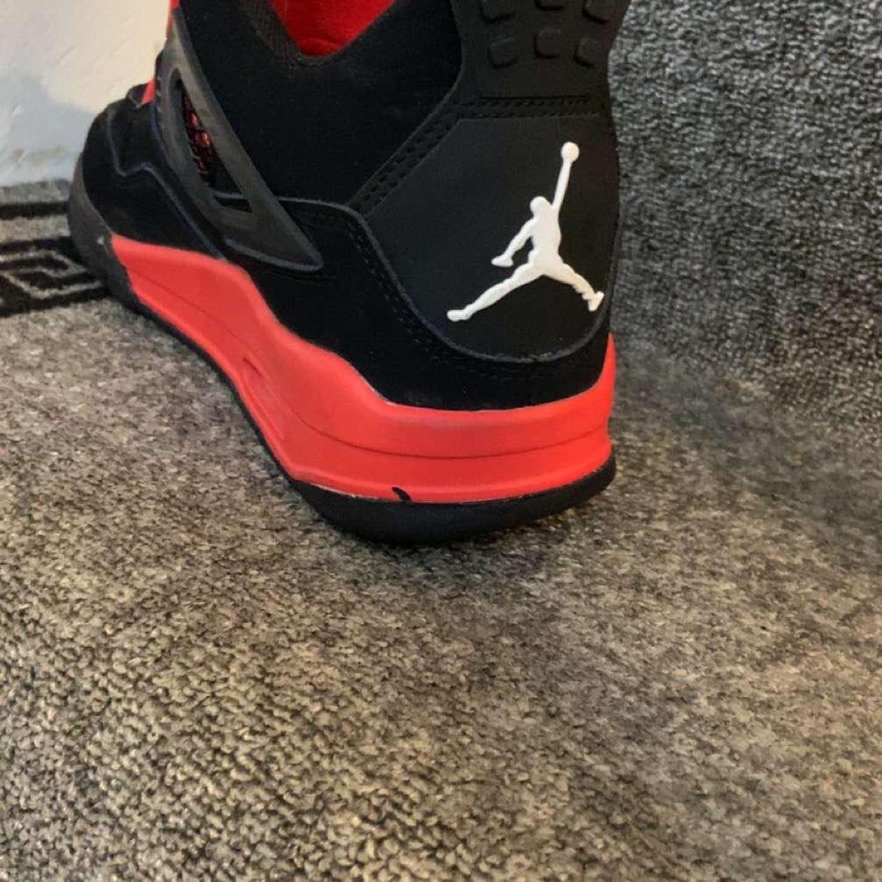 Jordan 4s red thunders size 8.5 No box - Depop