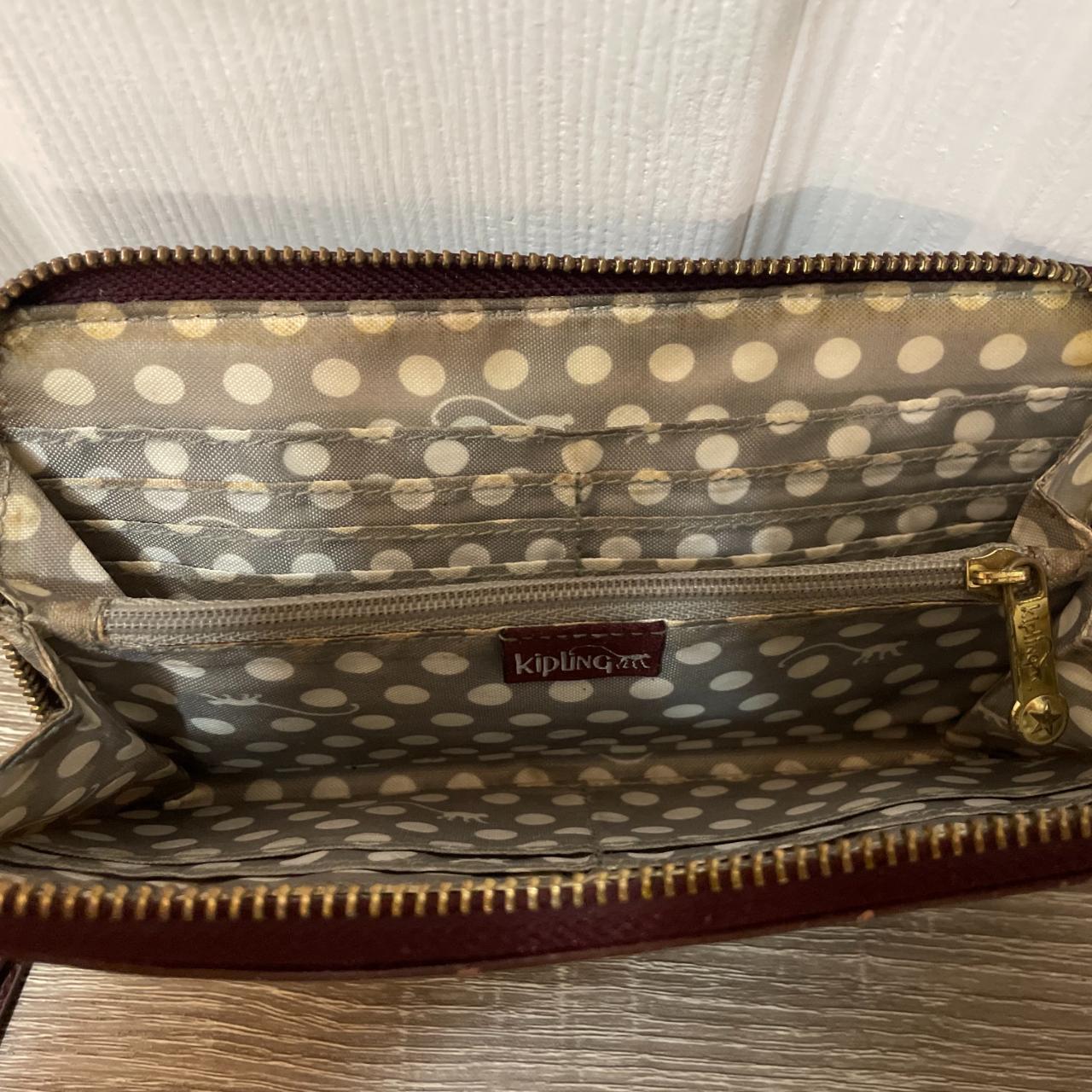 Real kipling zipper wallet. Used. - Depop