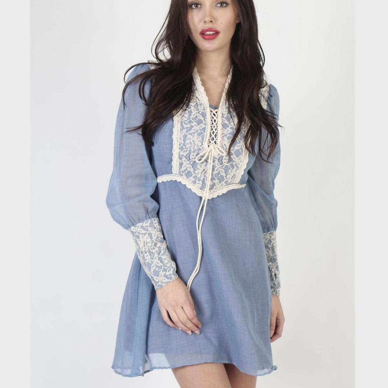 Gunne Sax inspired dress Size Small- Medium Bought... - Depop