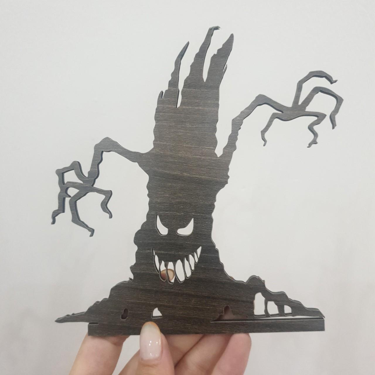 Wooden tree trunks for Halloween decorations - Depop