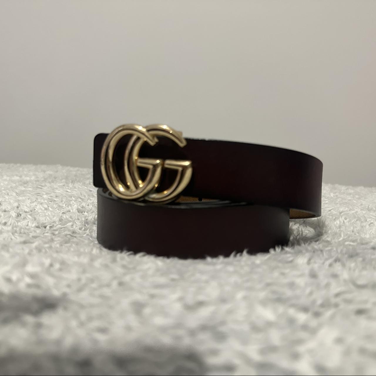 Woman’s Brown Designer Belt - Depop