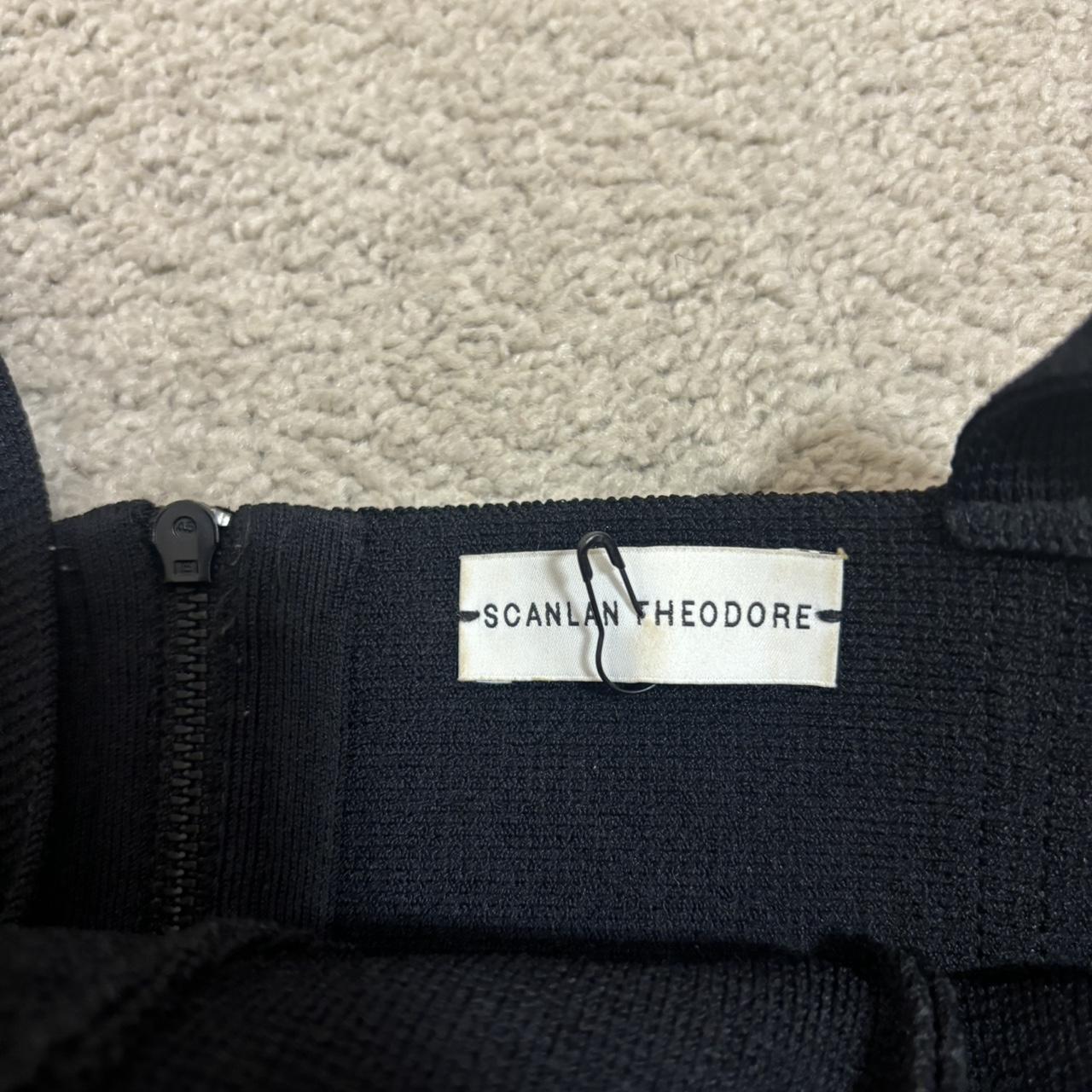 Scanlan and Theodore Black Crepe Shorts and Bustier... - Depop