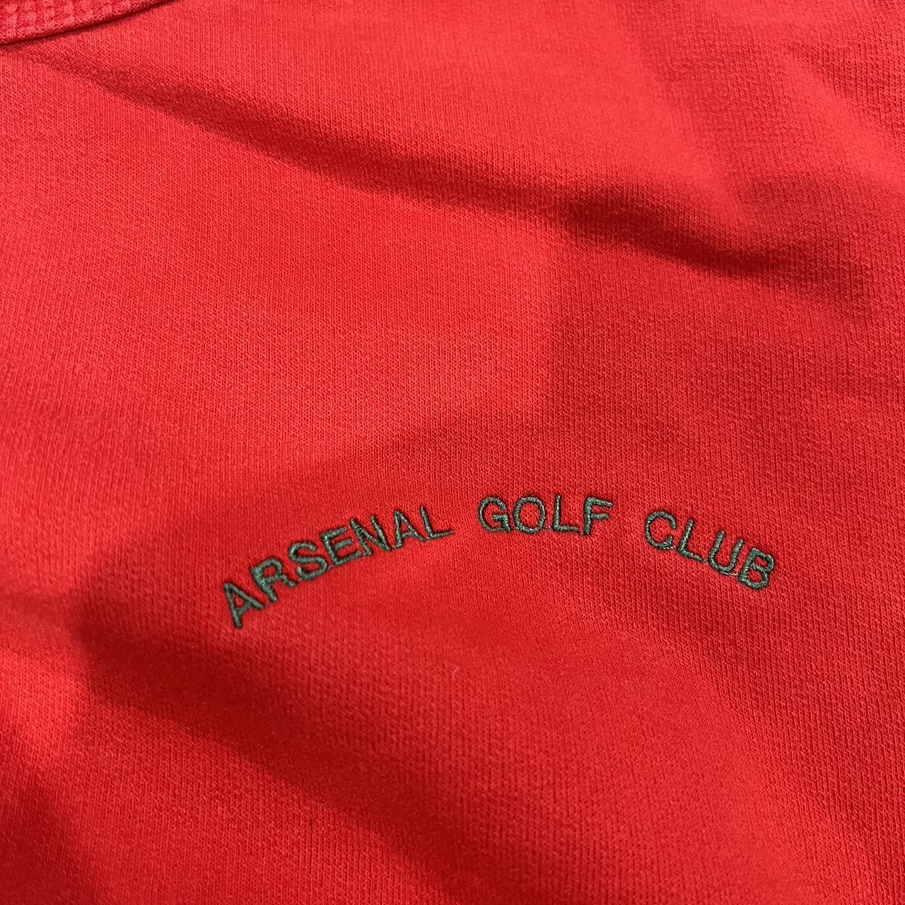 Vintage Red Arsenal Golf Club Crewneck Size L - Depop