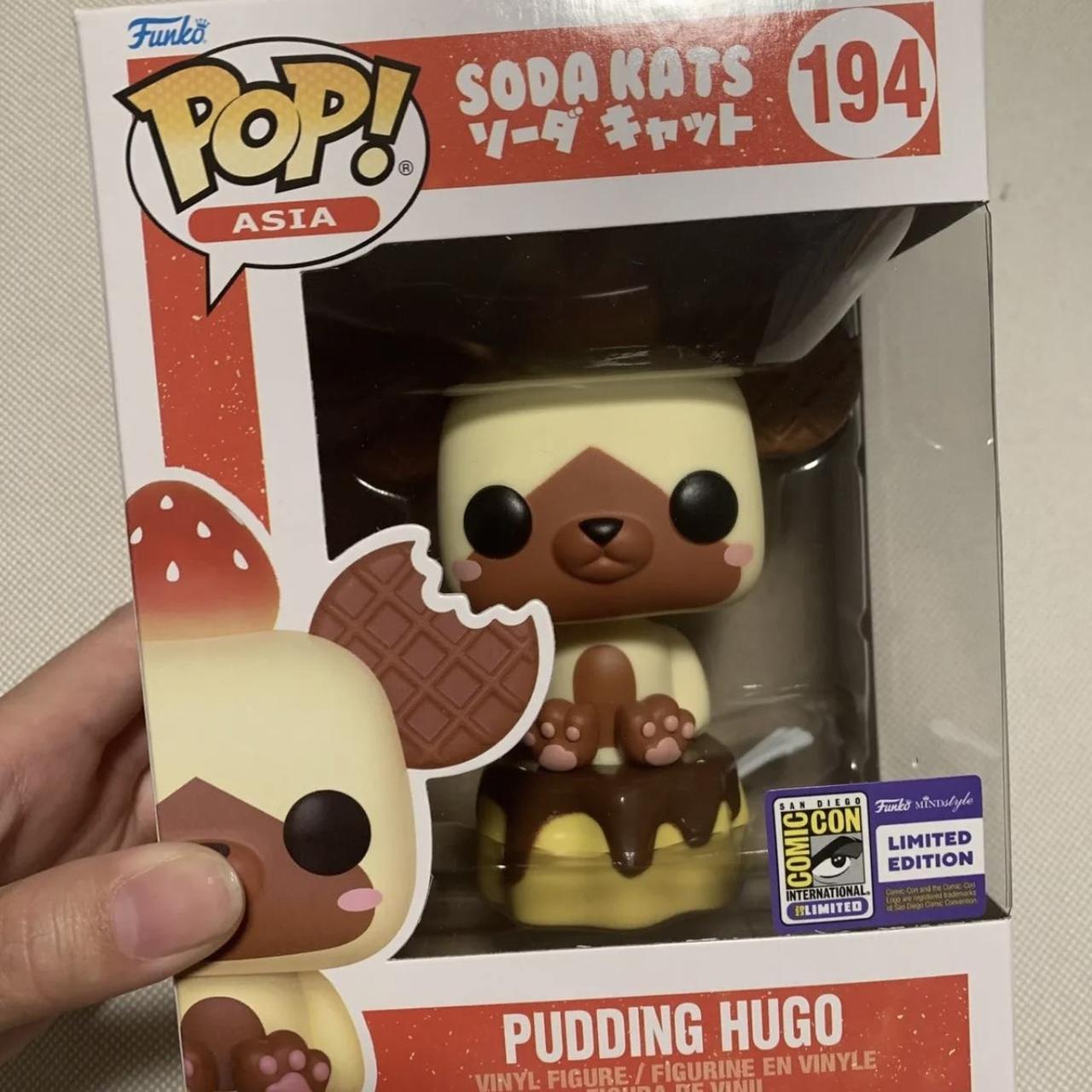 SDCC 2023 Funko Pop Asia PUDDING HUGO With Protector - Depop