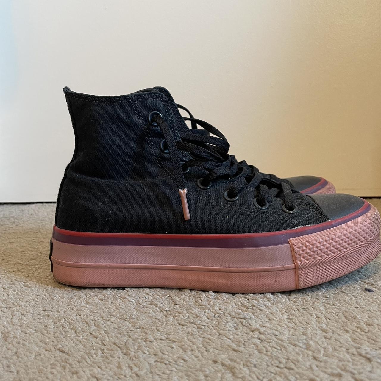Converse x OPI Limited edition platform high tops - Depop