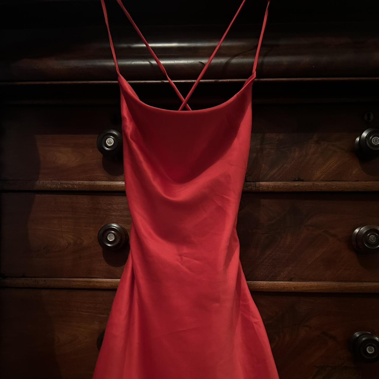 Red backless mini dress New with tags Princess... - Depop