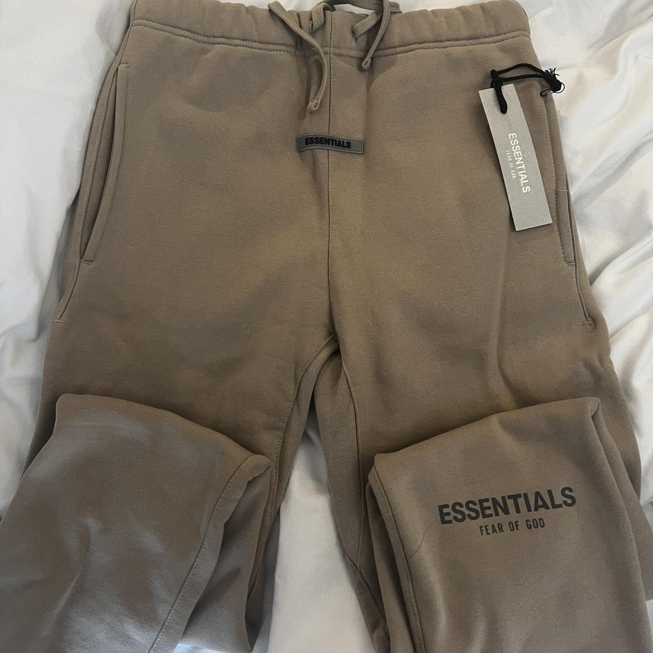 Fear of God Essentials Sweatpant 'Desert... - Depop