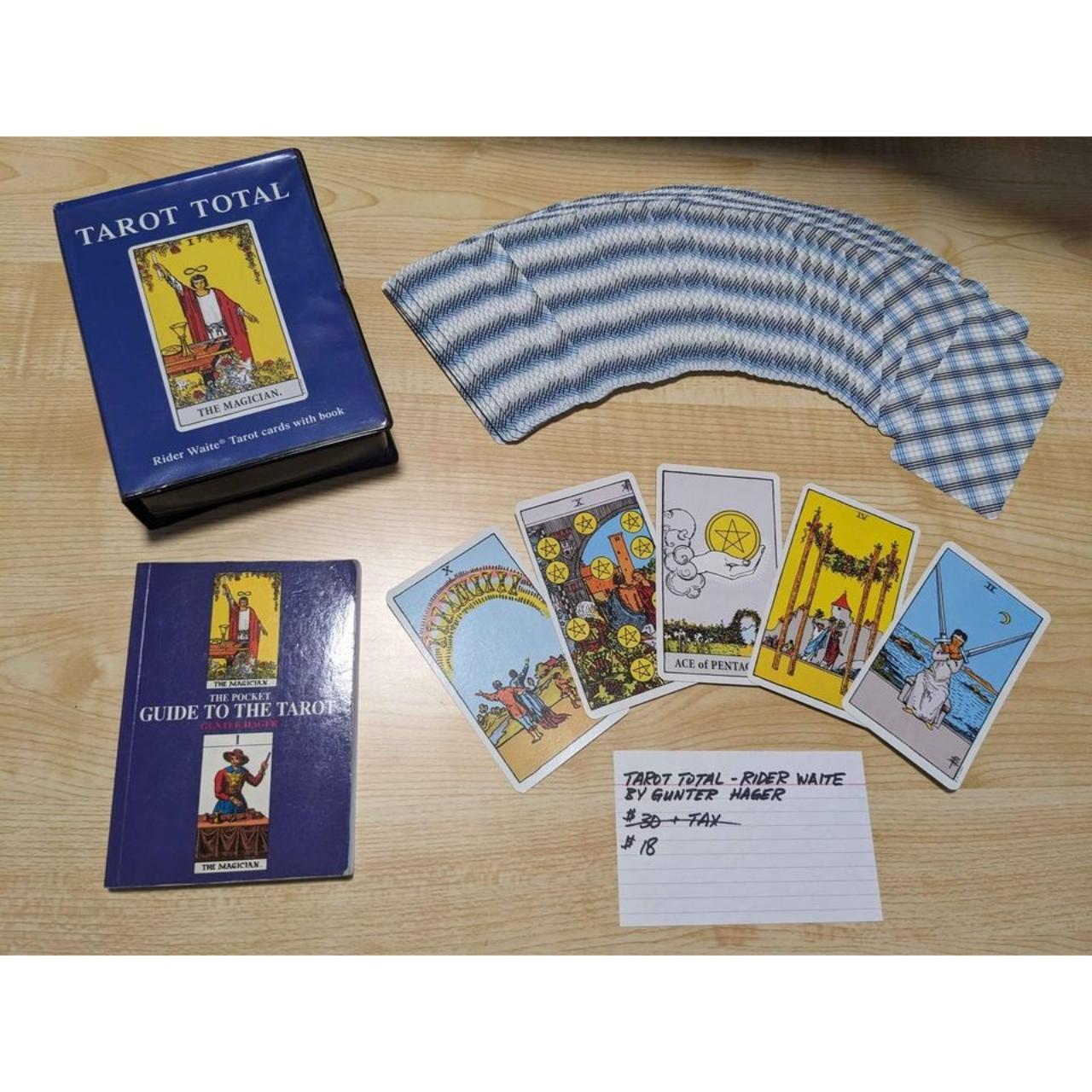 Tarot Total Rider Waite Card Deck Smoke free pet... - Depop
