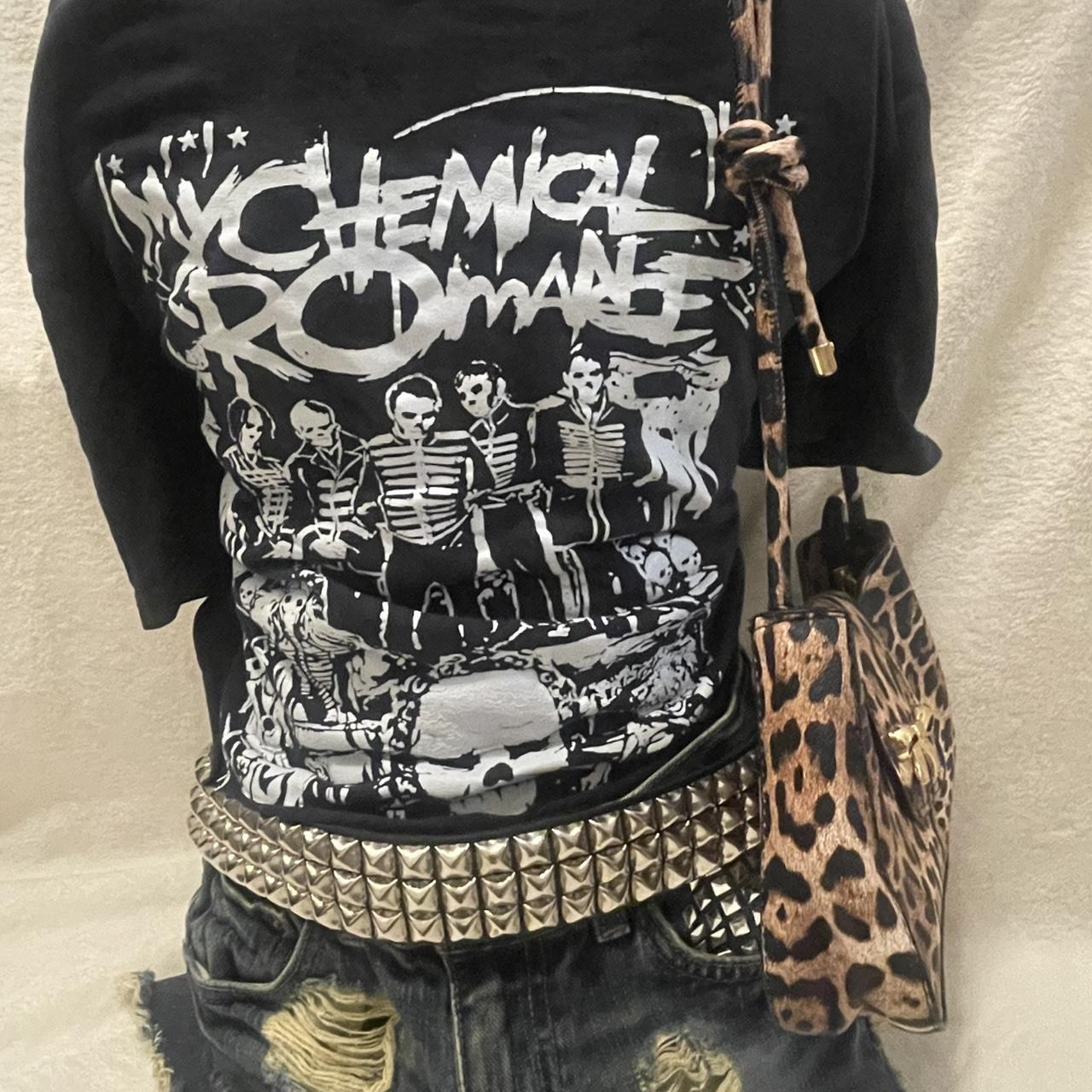 Black and white My Chemical Romance t-shirt #emo #goth | Depop