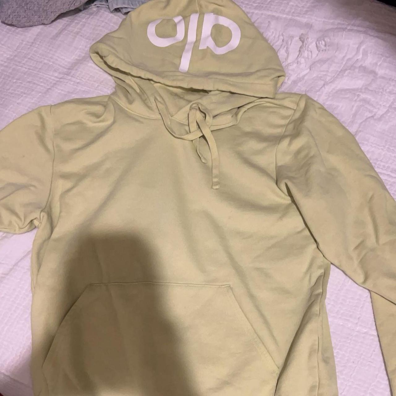 Original Alo yoga sweatshirt with Alo on hood Small... - Depop