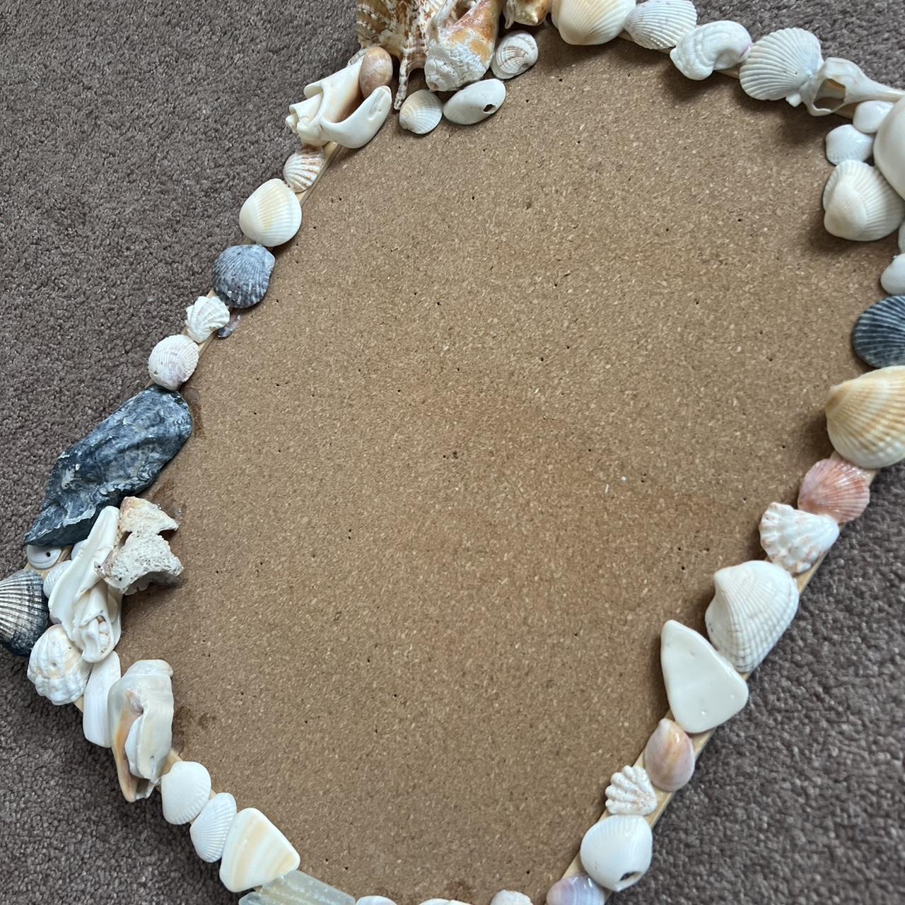 handmade seashell bulletin board • message me for... - Depop
