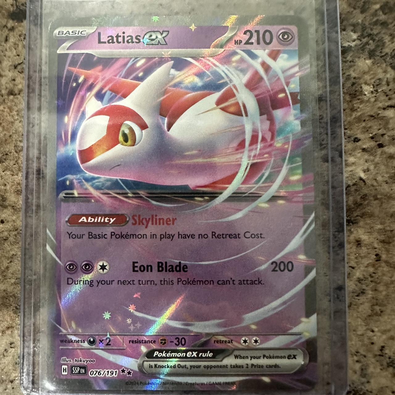 Latias Skyliner Pokémon card #PokemonTCG Cards sold... | Depop