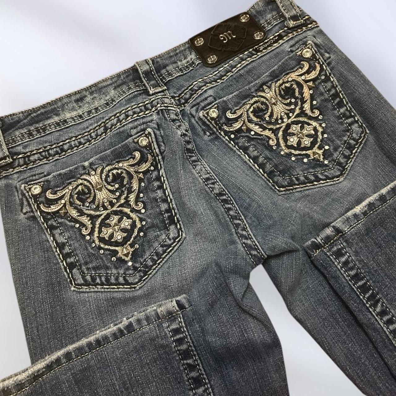 Miss Me Bedazzled Bootcut Jeans Size 29,... - Depop
