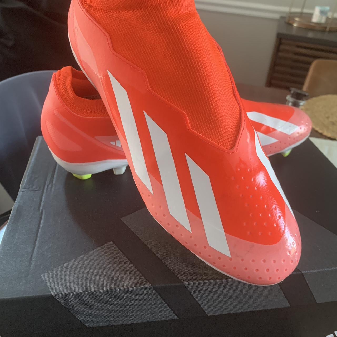 Men’s Adidas Crazyfast lace less soccer cleats.... - Depop