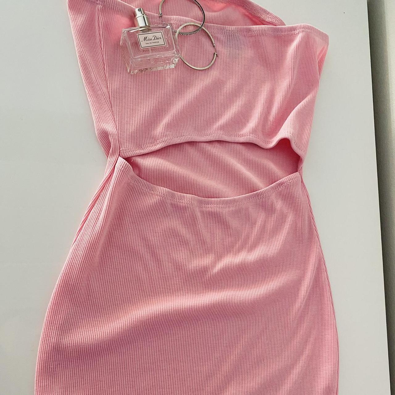 light pink bodycon dress🌷 fits XS/S never worn... - Depop