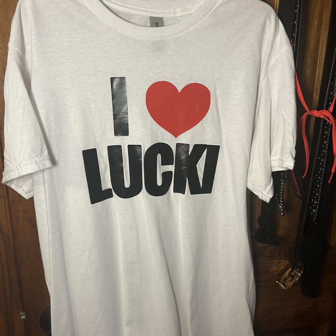 I love ️ lucky graphic tee rapper merch. Size-... - Depop