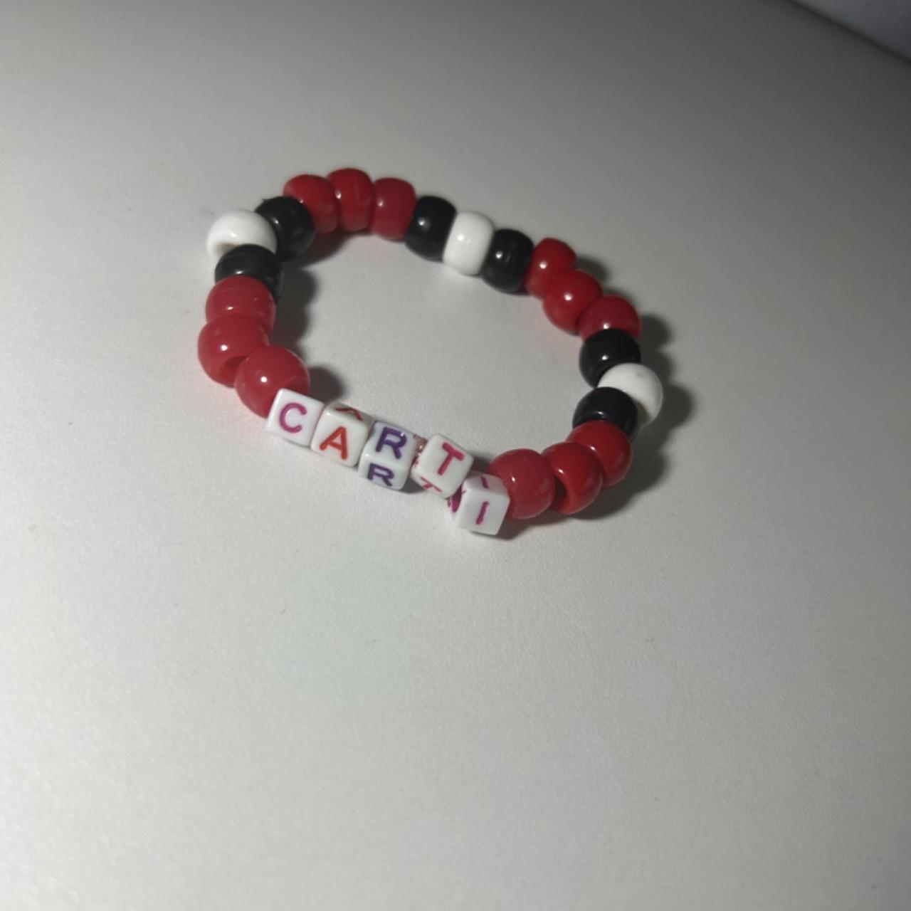 unisex playboi carti custom adjustable bracelet... - Depop