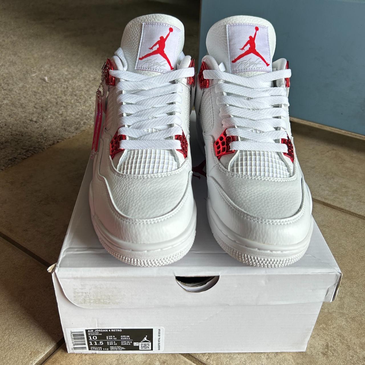 Jordan 4 'Metallic Red'. Never worn in brand new... - Depop