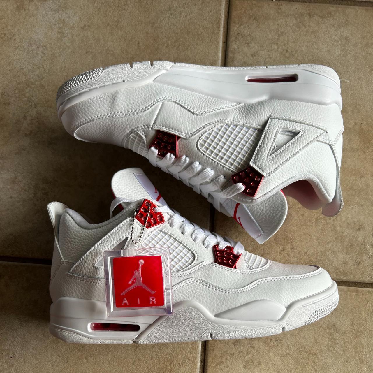 Jordan 4 'Metallic Red'. Never worn in brand new... - Depop