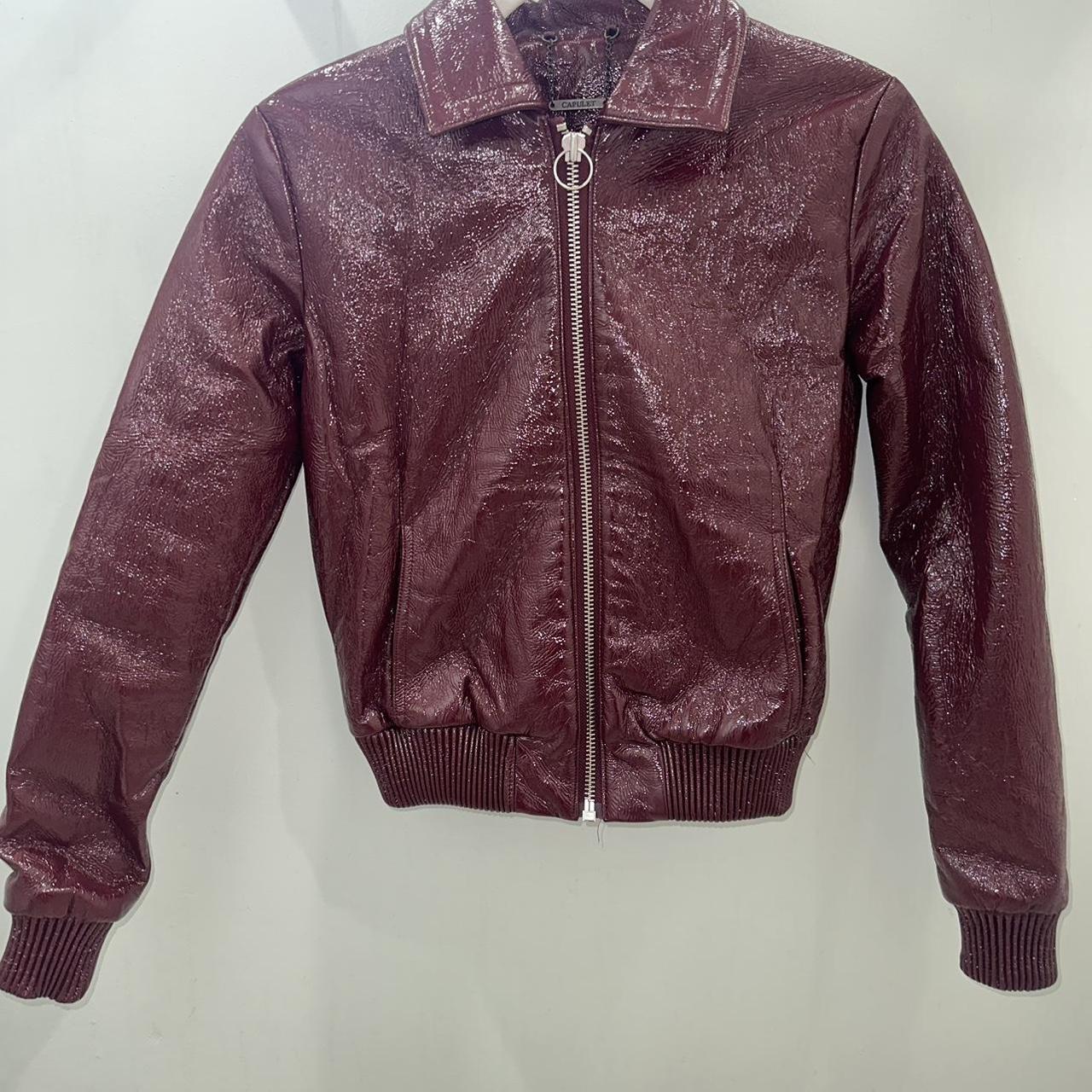 Dark Red Capulet Bomber Jacket - Depop