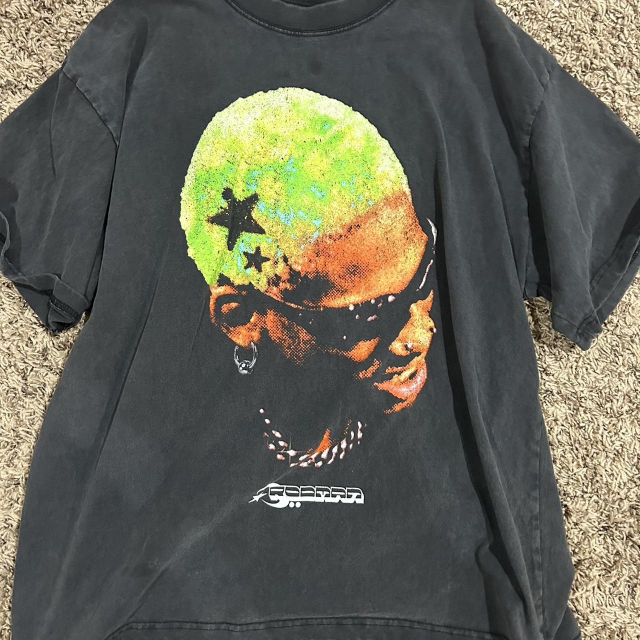 Dennis Rodman big face oversized graphic tee #Nba #... | Depop