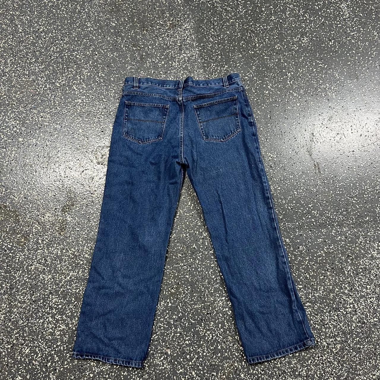 Baggy vintage faded glory blue jeans 36x30 #baggy... - Depop