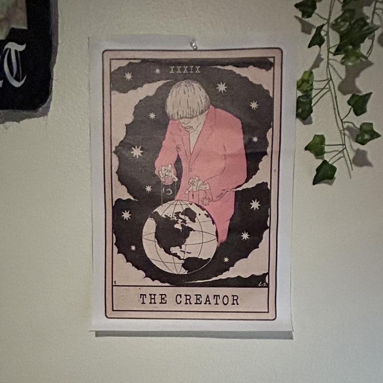 Tyler The Creator Tarot card poster - Depop