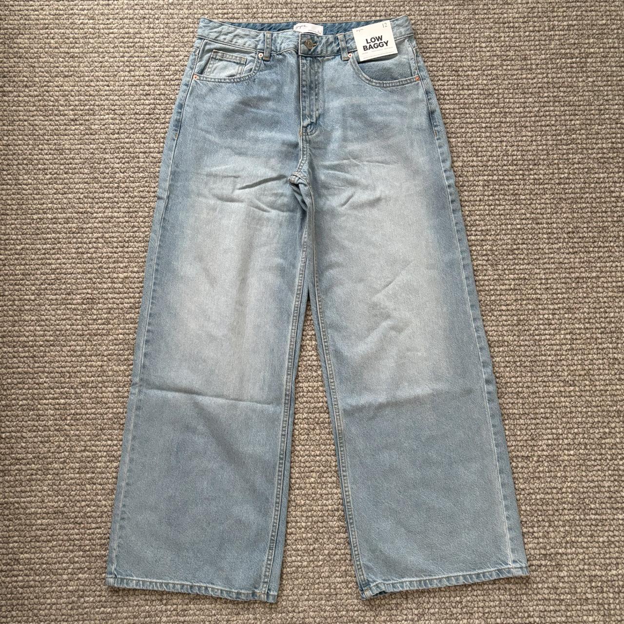 Supre - Low Rise Baggy Jean in Serene Blue ★ Size:... - Depop